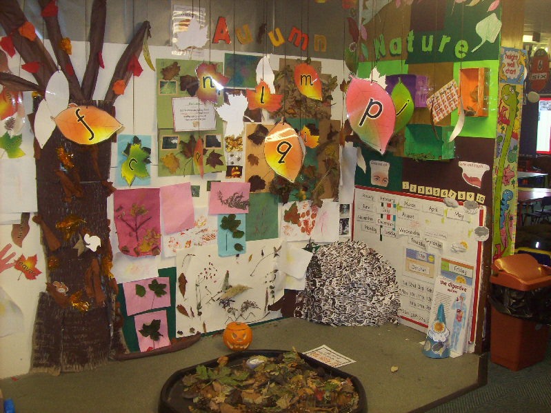 Autumn area classroom display photo - Photo gallery - SparkleBox