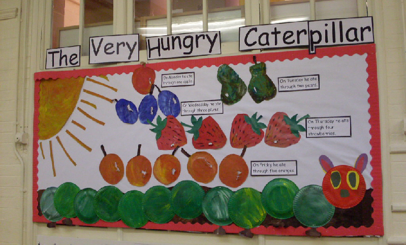 The Very Hungry Caterpillar classroom display photo - Photo gallery ...