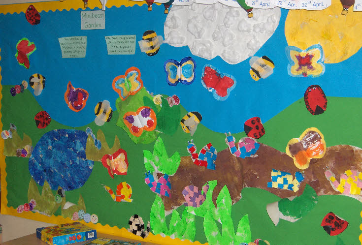 Minibeast garden classroom display photo - Photo gallery - SparkleBox