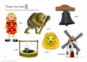 Words with LL - Phonics Activities and Printable Teaching Resources ...