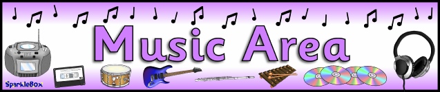 Music Area Printable Classroom Signs and Labels for Early Years ...