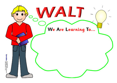 WALT and WILF Signs/Posters (SB1625) - SparkleBox