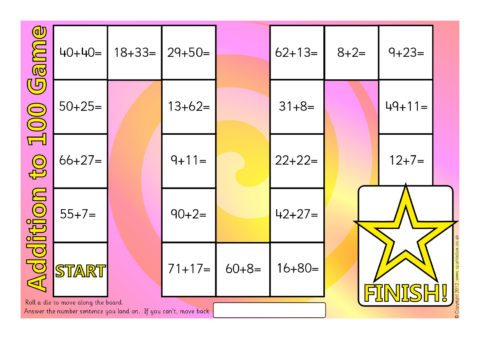 Addition to 100 Board Games (SB7223) - SparkleBox