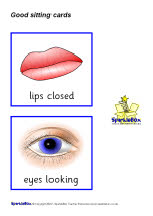 Good sitting cards (SB1012) - SparkleBox