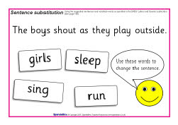 Phase 5 sentence substitution mats (SB1026) - SparkleBox