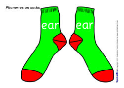 Phonemes on socks (SB1040) - SparkleBox