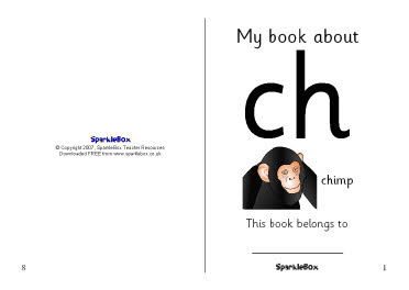 My book about 'ch' (SB1110) - SparkleBox
