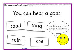 Phase 3 sentence substitution mats (SB1114) - SparkleBox