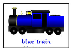 Coloured train posters (SB1126) - SparkleBox