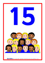 Children number posters 11-20 (SB1130) - SparkleBox