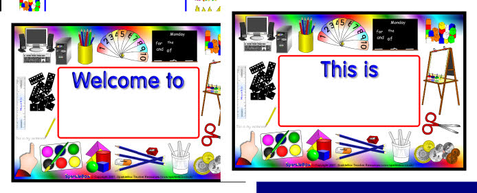 Editable classroom welcome signs (SB1149) - SparkleBox