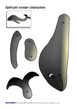 Split-pin ocean characters (SB1151) - SparkleBox