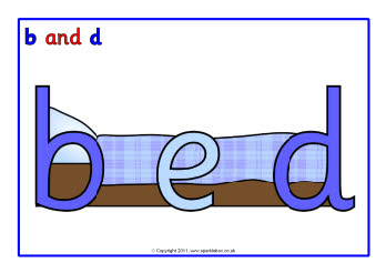 b and d posters (SB1211) - SparkleBox