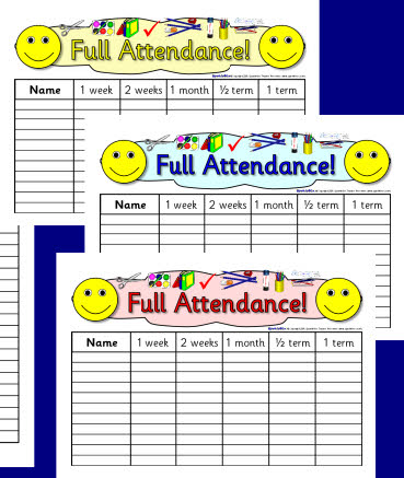 Full attendance records (SB1237) - SparkleBox
