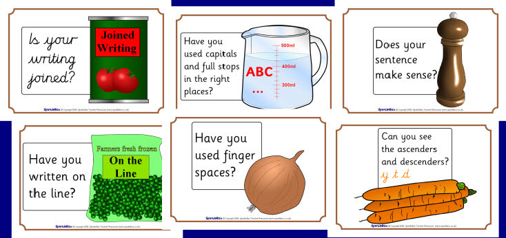 Sentence ingredients posters (SB1294) - SparkleBox