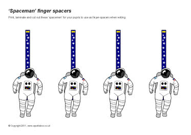 'Spaceman' finger spacers (SB1296) - SparkleBox