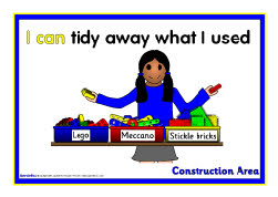 Construction Area 'I can' signs (SB1353) - SparkleBox