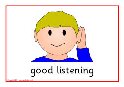 Good listening posters (SB1366) - SparkleBox