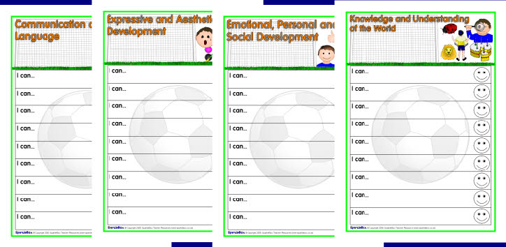 Editable football-themed 'I can' sheets for Scottish schools (SB1431 ...