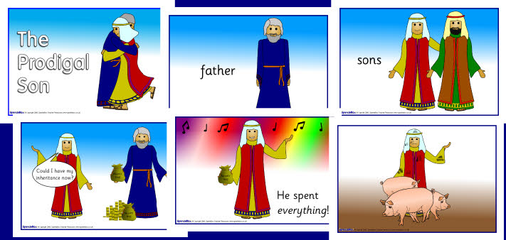 The Prodigal Son visual aids (SB1445) - SparkleBox