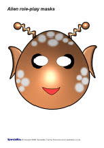 Alien role-play masks (SB1499) - SparkleBox