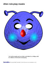 Alien role-play masks (SB1499) - SparkleBox