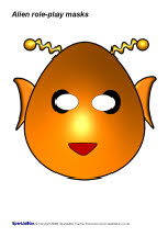 Alien role-play masks (SB1499) - SparkleBox