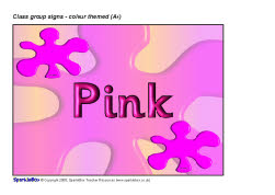 Colour-themed group signs - A4 (SB1510) - SparkleBox