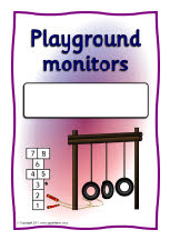 Classroom job/monitor signs (SB1534) - SparkleBox