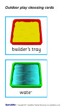 Outdoor play choosing cards (SB1574) - SparkleBox