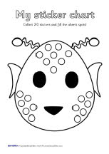 Picture sticker reward charts - 20 (SB1610) - SparkleBox