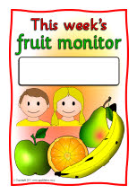 Classroom jobs/monitor posters - weekly (SB1615) - SparkleBox