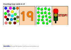 Counting loop cards to 20 (SB1650) - SparkleBox