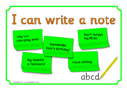 Additional I can write... posters (SB1660) - SparkleBox