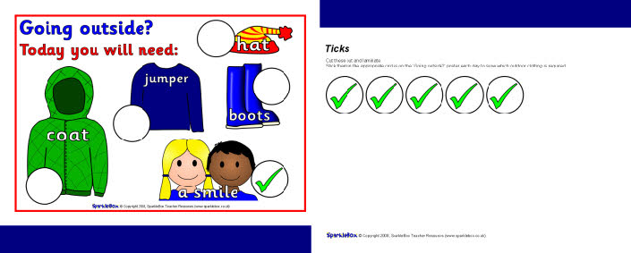 Going outside poster (SB1735) - SparkleBox