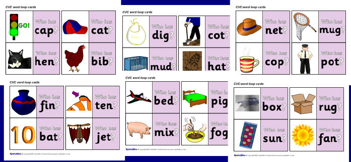 CVC loop cards (SB1733) - SparkleBox