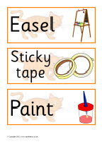 Cat-themed classroom signs and labels pack (SB1736) - SparkleBox
