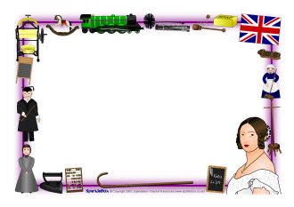 Victorians A4 page borders (SB1779) - SparkleBox