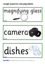 Jungle Explorers role-play pack (SB1824) - SparkleBox