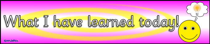 What I have learned today banners (SB1840) - SparkleBox