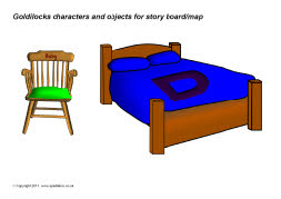 Goldilocks cut-out characters and objects (SB2041) - SparkleBox