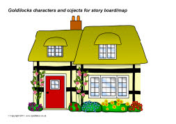 Goldilocks cut-out characters and objects (SB2041) - SparkleBox