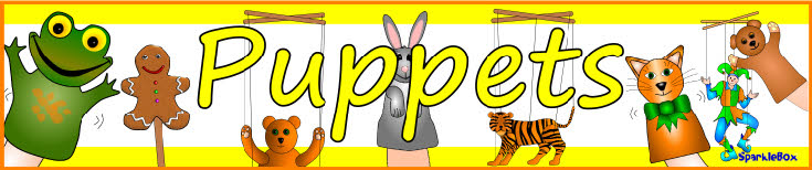 Puppets display banner (SB2064) - SparkleBox