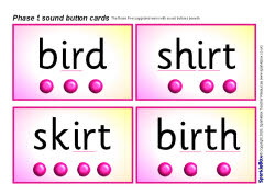 Phase 5 sound buttons word cards (SB2101) - SparkleBox