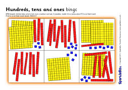 Hundreds, tens and units bingo (SB2238) - SparkleBox