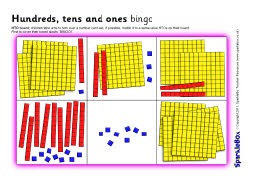 Hundreds, tens and units bingo (SB2238) - SparkleBox