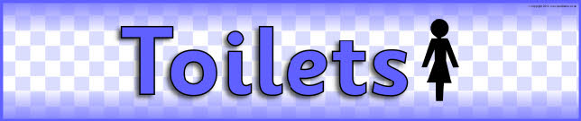 Toilets banners (SB2387) - SparkleBox