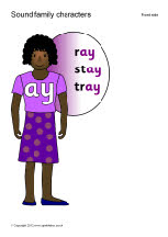 Sound family characters (SB2425) - SparkleBox