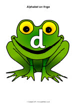 Alphabet on frogs (SB2454) - SparkleBox