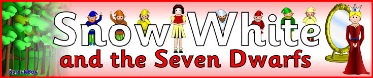 Snow White display banners (SB2859) - SparkleBox